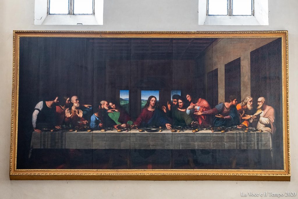Restauro della riproduzione dell'"Ultima cena" del Gagna esposta in ...