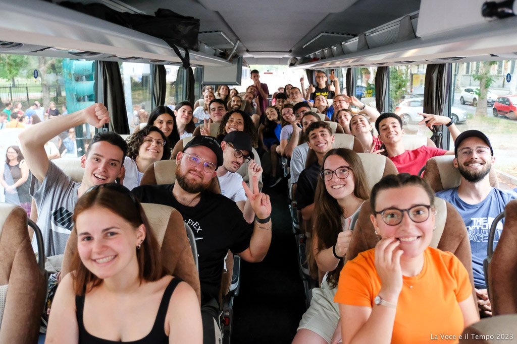 Partenza da Torino verso la GMG di Lisbona, 24 luglio 2023 (foto: Bussio) - Diocesi di Torino